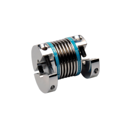 Miniature metal bellows coupling KB2H 45 50 9.7 12