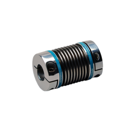 Miniature metal bellows coupling KB2 45 50 15 15