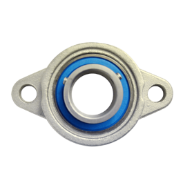 Stainless Steel Mini Flange Bearing MKFL Ø25 with Set Screw