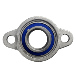 Stainless Steel Mini Flange Bearing MKFL Ø30 with Set Screw